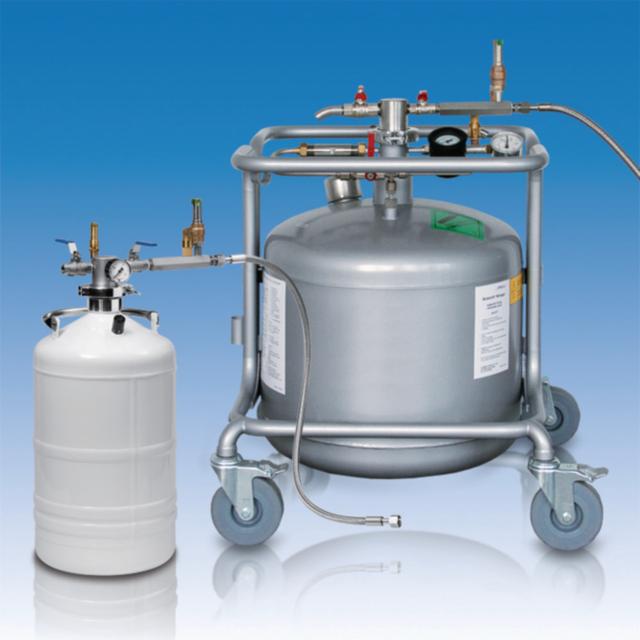 Retsch Autofill System with 50-Liter LN₂ Container and Safety Valve ...