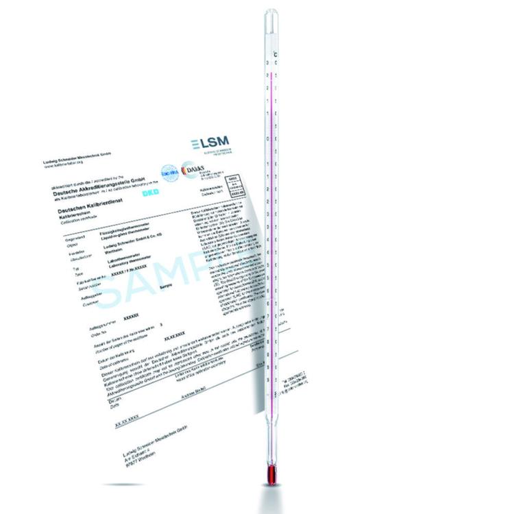 Ludwig Schneider Precision Thermometer -10...+150°C, 1°C Enclosed Form ...